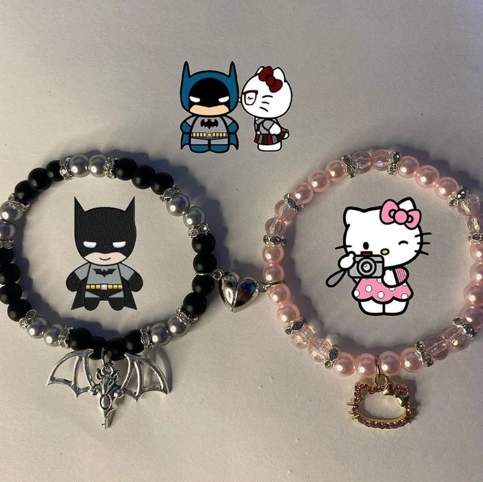 Batman x Hello Kitty Matching Bracelet - KNYARi