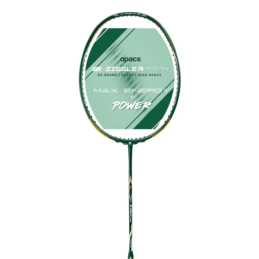 Apacs Z Ziggler Reborn Badminton Racquet - (Green) - Warrior Sports (India)
