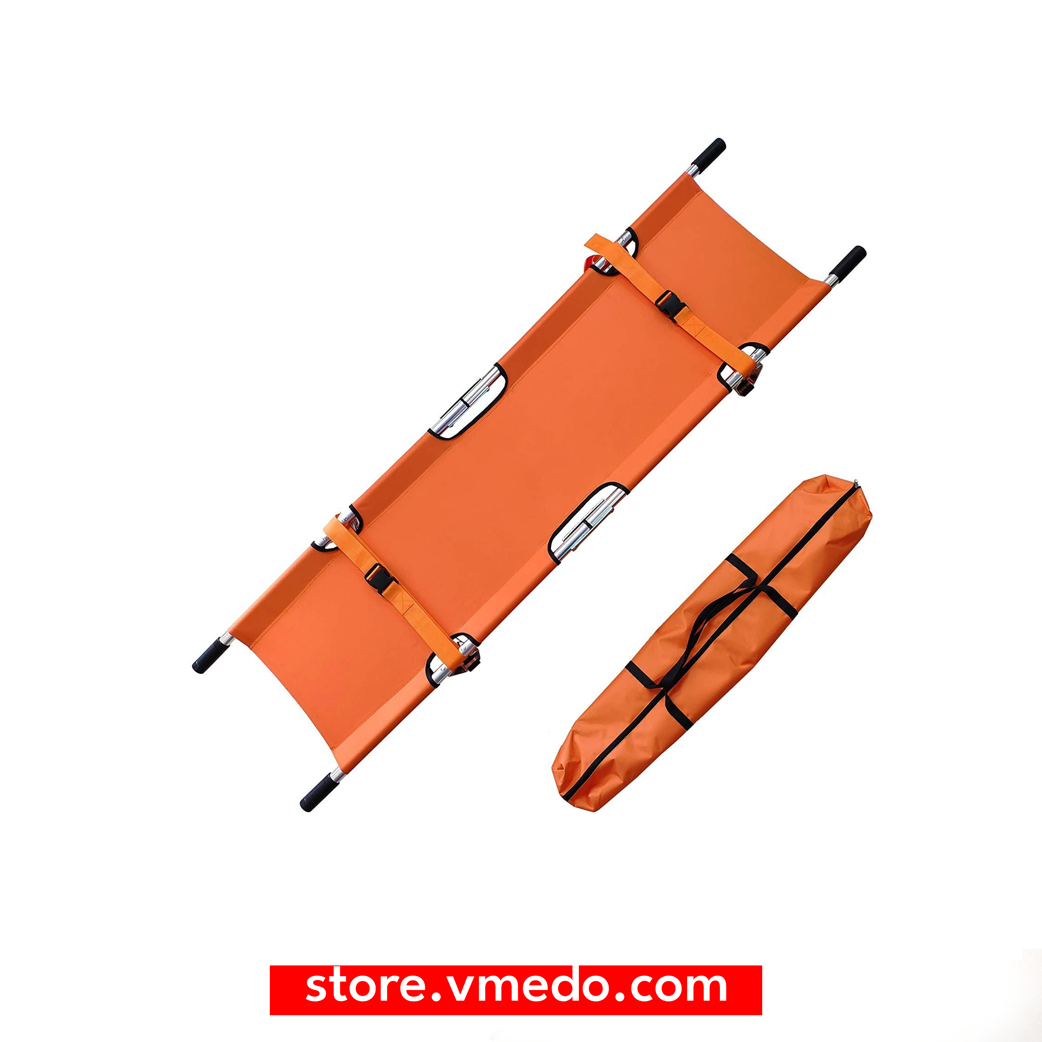 High-Quality Two-Fold Stretcher for Emergency Use