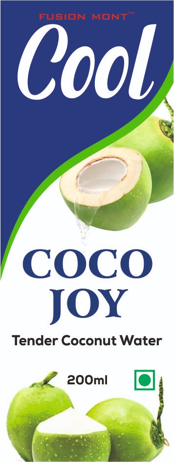 Coco Joy Tender Coconut Water - 200Ml.x10 pet bottles - Cool by Fusion Mont
