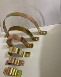 Saddle Clamps Golden 1/2" (100 pes pack) - HOME BASICS