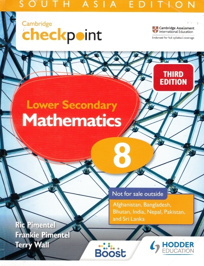 Checkpoint Lower Secondary Mathematics Student's Book 8, 3/e
