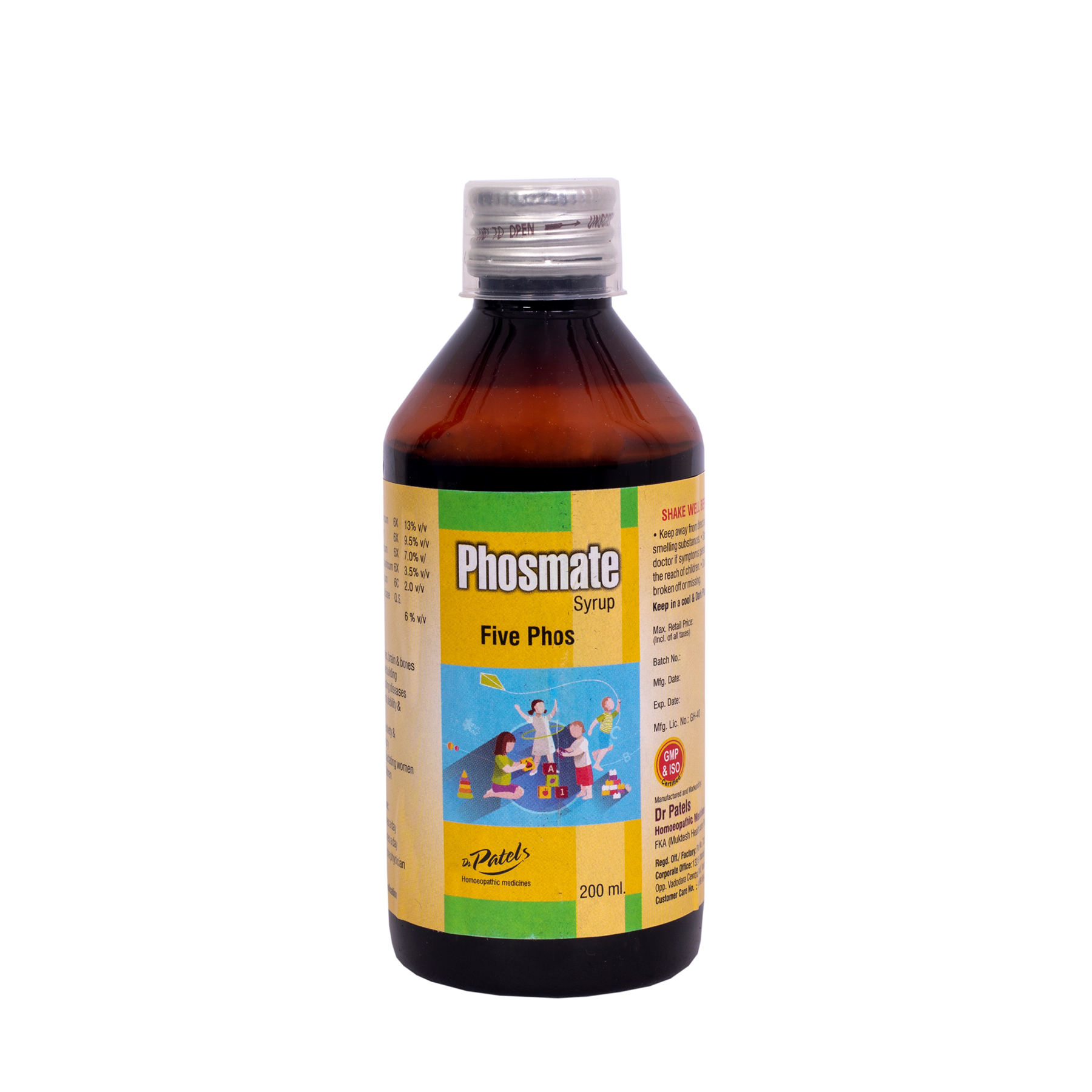 PHOSMATE (syrup)- Five Phos - Dr.Patels Homeopathic Medicines