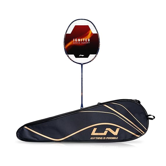 Li-Ning Ignite 8 Badminton Racquet - (Dark Navy/Copper) - Warrior ...