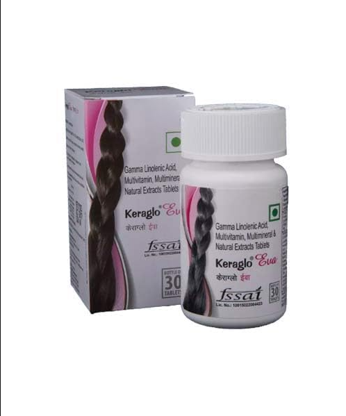 Keraglo Eva Tablet 30 Tablets - Boost Your Hair Health