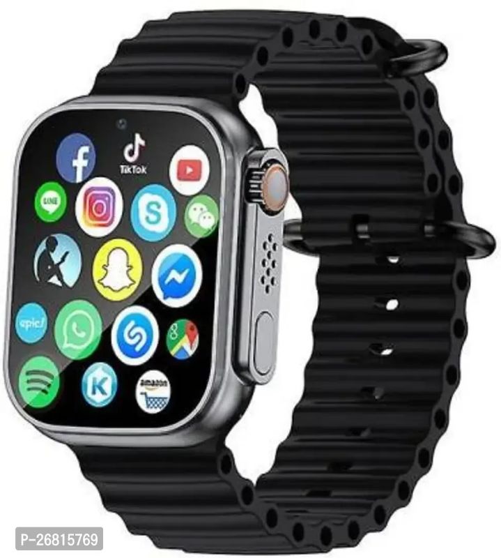 Buy S8 ULTRA SMARTWATCH WITH SMART FEATURES IN BLISS BLACK online from ...