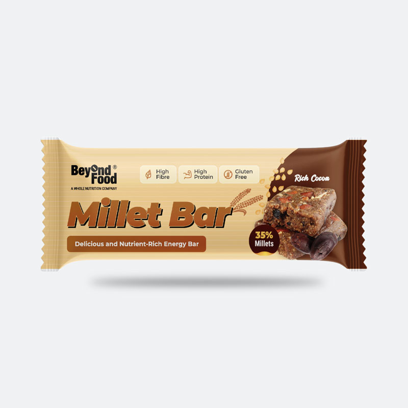 Millet Bar - Rich Cocoa - Beyond Food