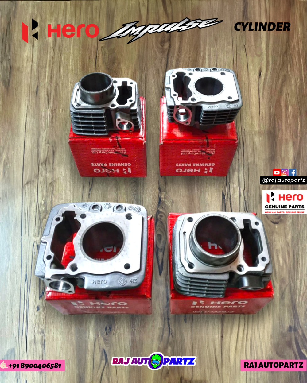 HERO IMPULSE 150 Cylinder - HERO GENUINE PARTS