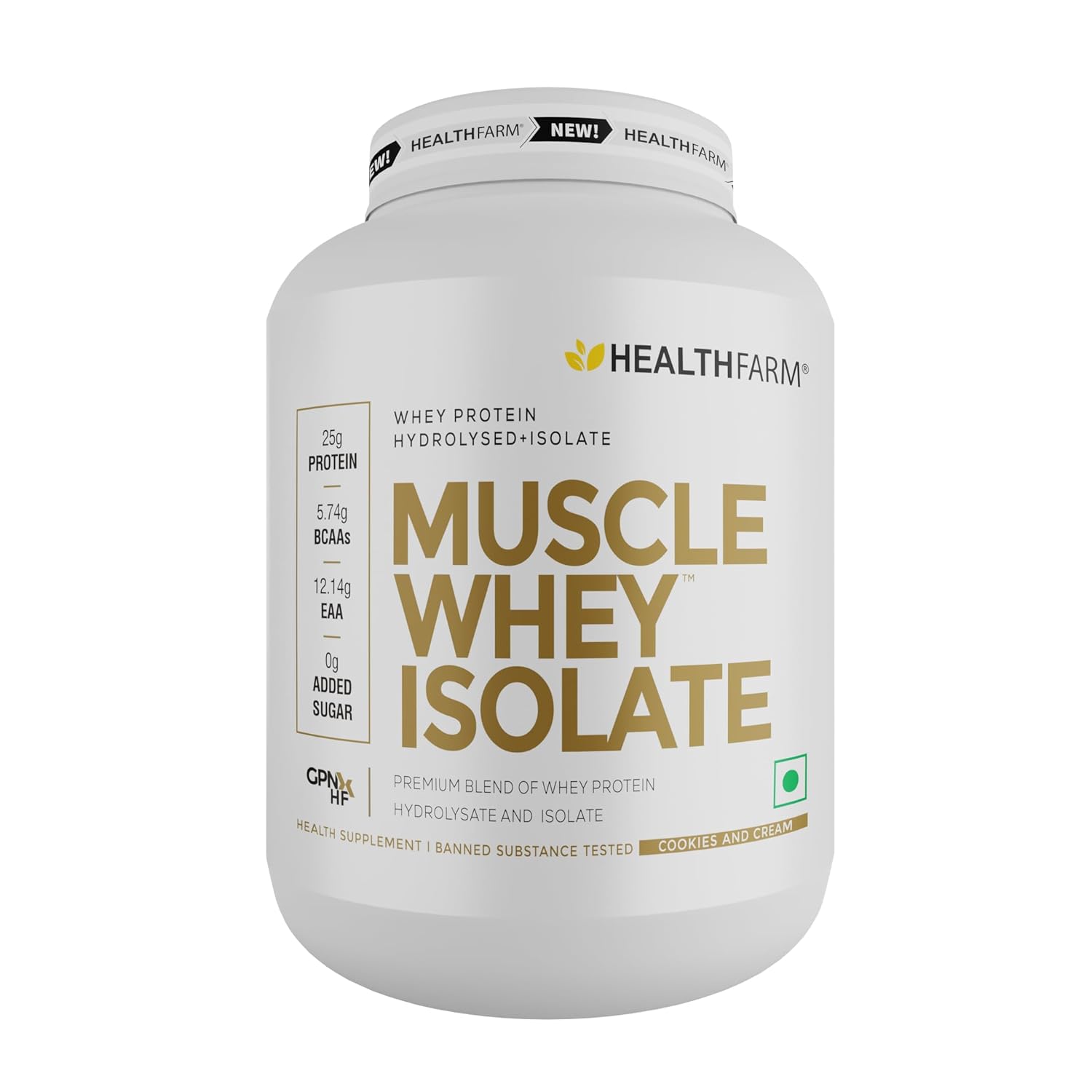 Healthfarm Muscle Whey Isolate Protein Powder