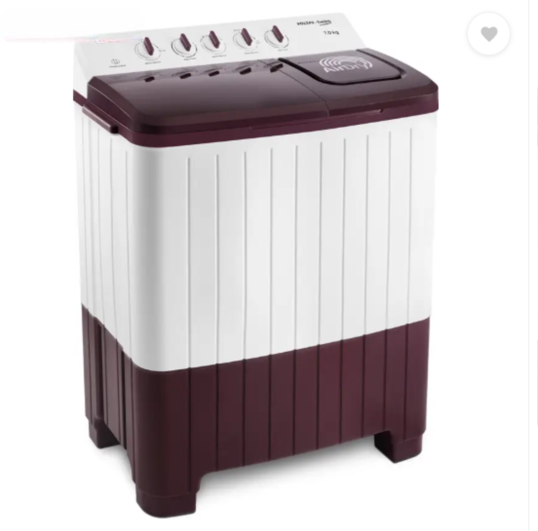 WASHING MACHINE 1200586 VOLTAS BEKO WTT70UHA/BRSSWH5POD BURGUNDY ...