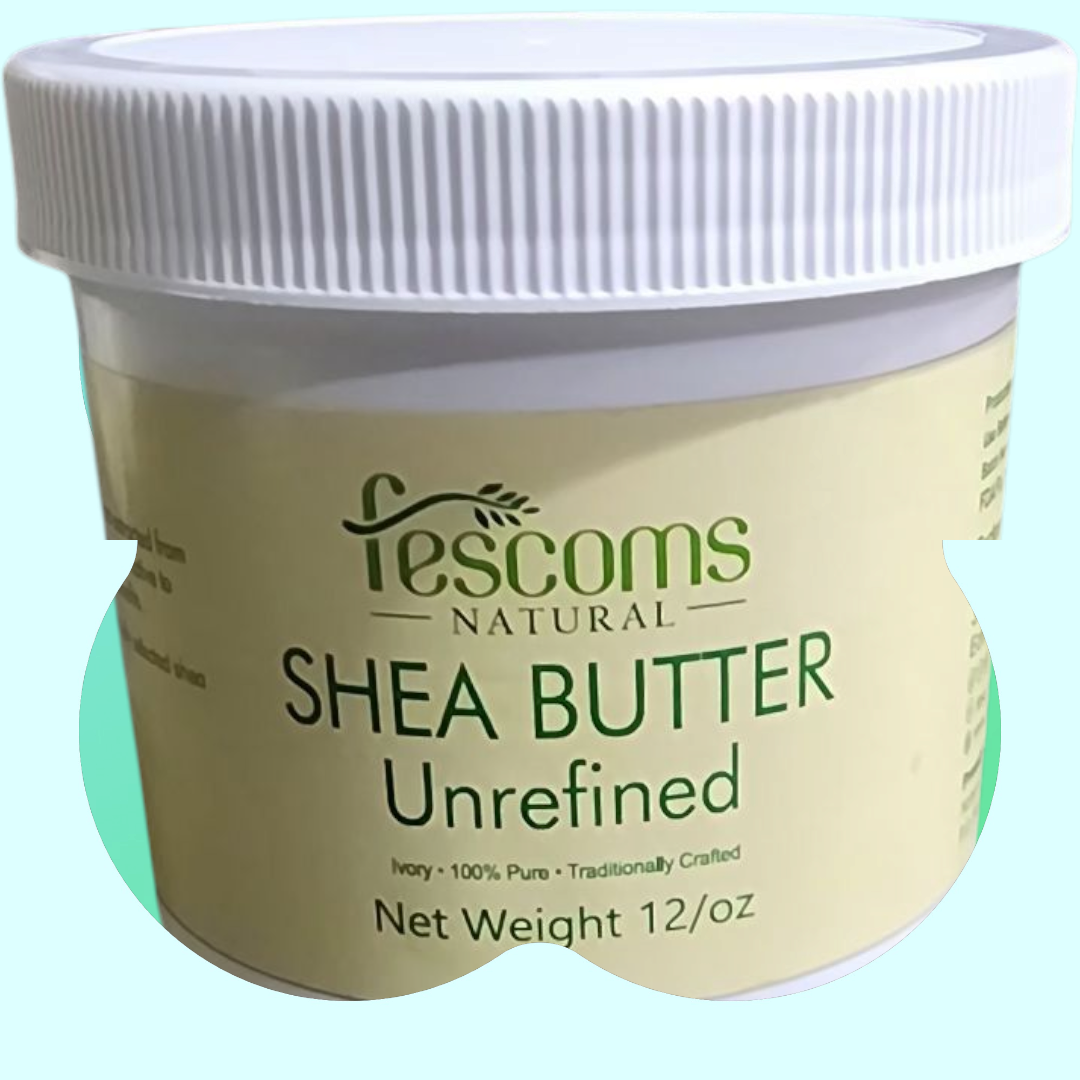 Pure Unrefined Shea Butter 460g/16oz - Natural Skincare