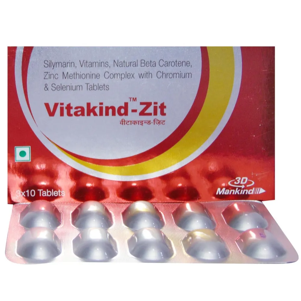 Vitakind-Zit Tablet 10 Tab - NextG Derma