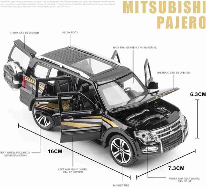 Pajero Scale 1/32 Multicolor Diecast | Premium Collectible