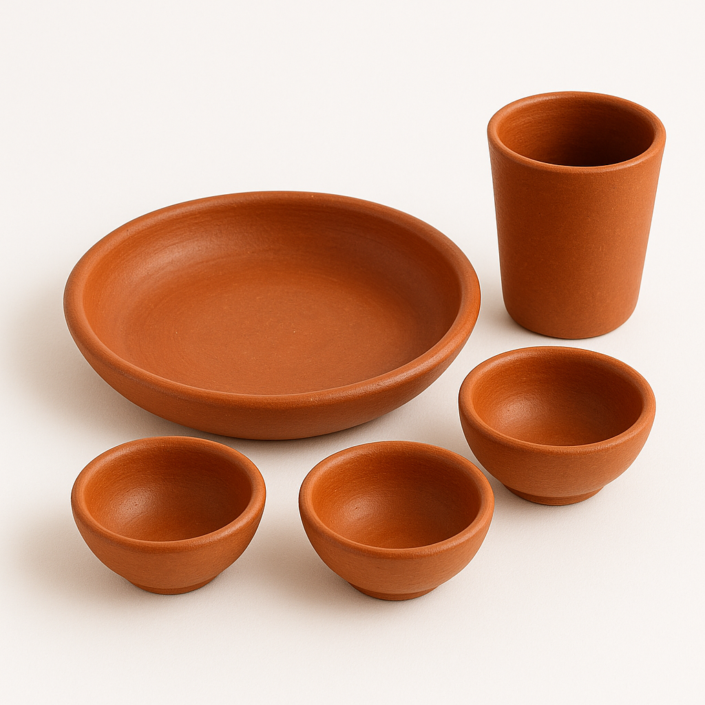 Traditional Thali Set (5-Piece) - A Small Feast, A Great Joy