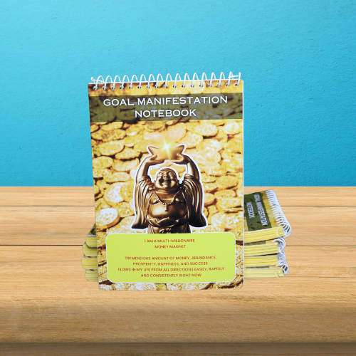 Goal Manifestation Notebook (Yellow Pages) - Divine Angelic Light