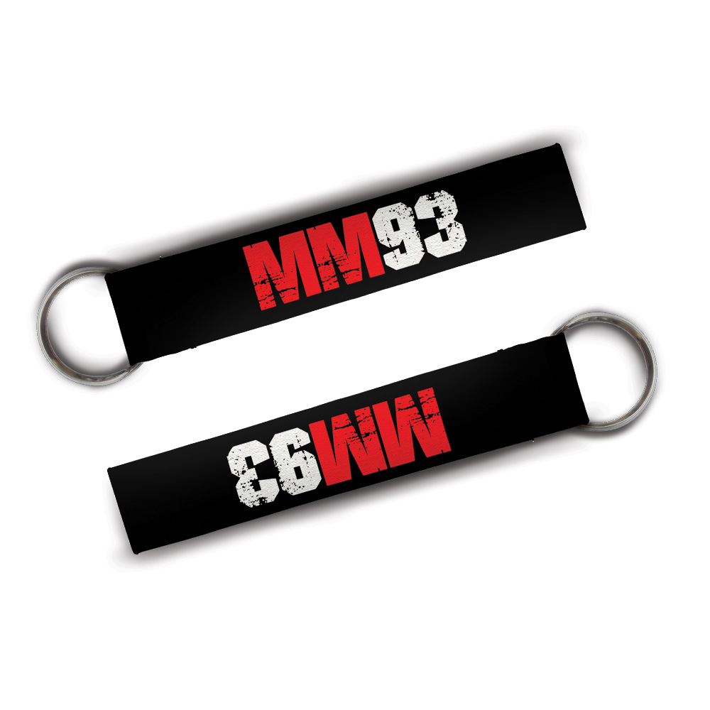 MM93 Keychain - Perfect Accessory for Motorcycle Enthusiasts