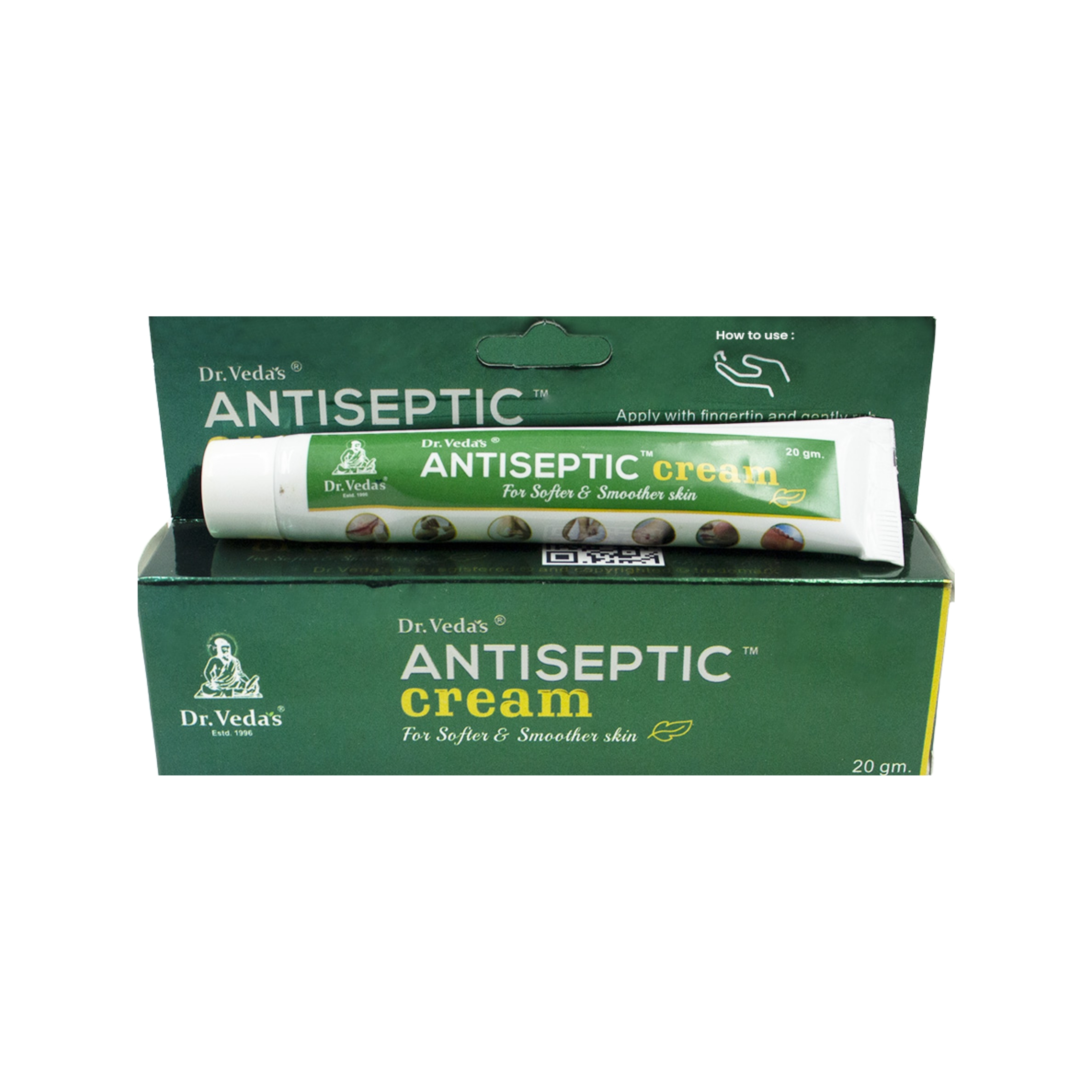 Dr. Veda's Ayurvedic Herbal Antiseptic Cream for Men and Women - 20gm ...