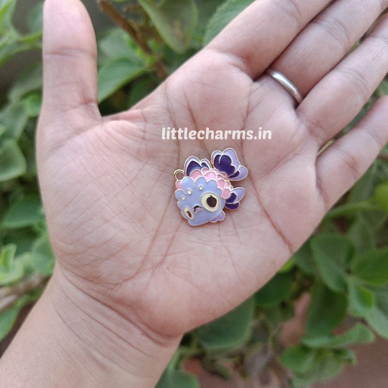 Buy Cute Purple Fish Charm online from little charms