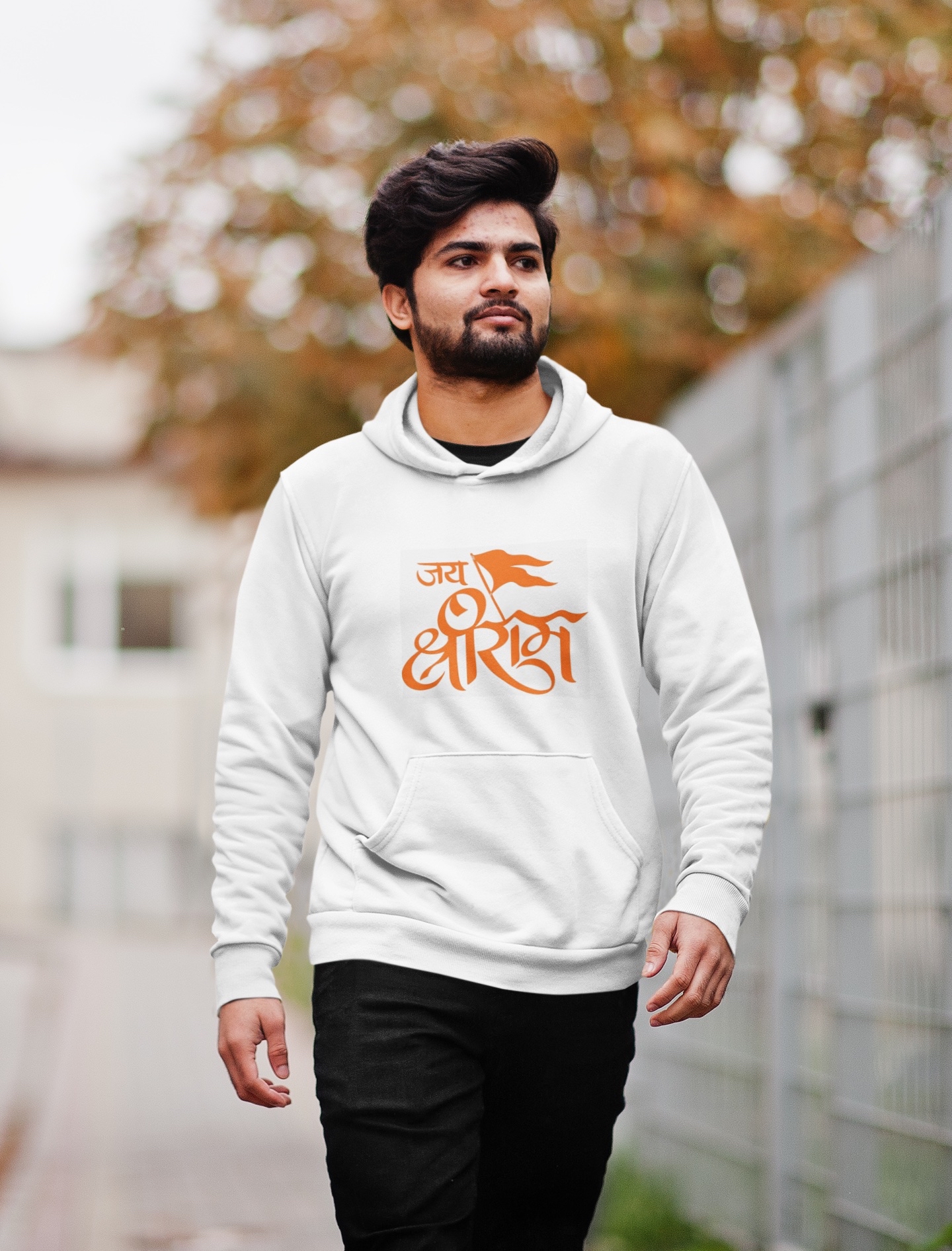 Jay Shree Ram - Hoodies - sapphire online