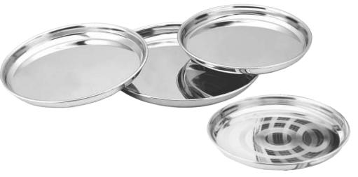 IKONE Stainless Steel Plain Bidding Plate | IK012001