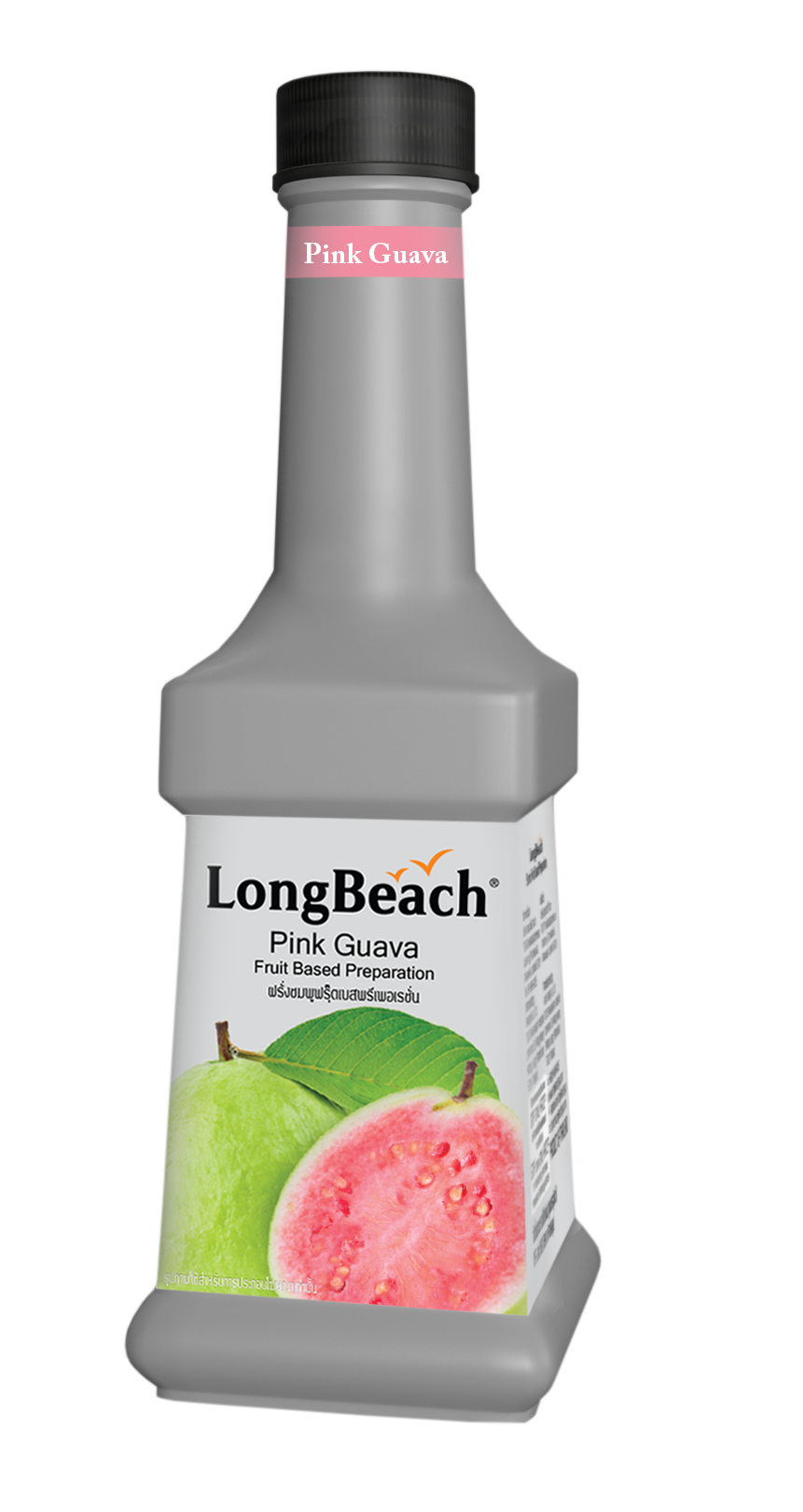 LONGBEACH PINK GUAVA FRUIT BASED PREPARATION 900 ML - Bean & Beyond Co.