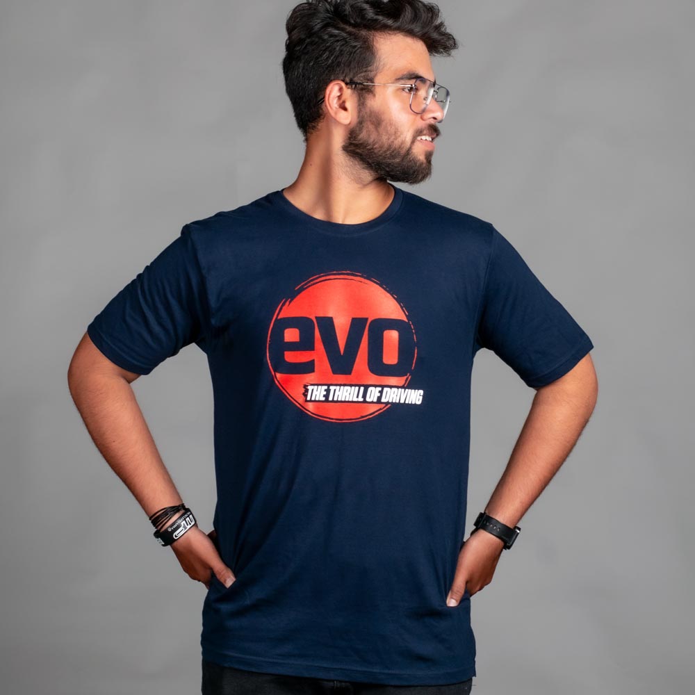 EVO India | T-Shirt | Black - 100kmph