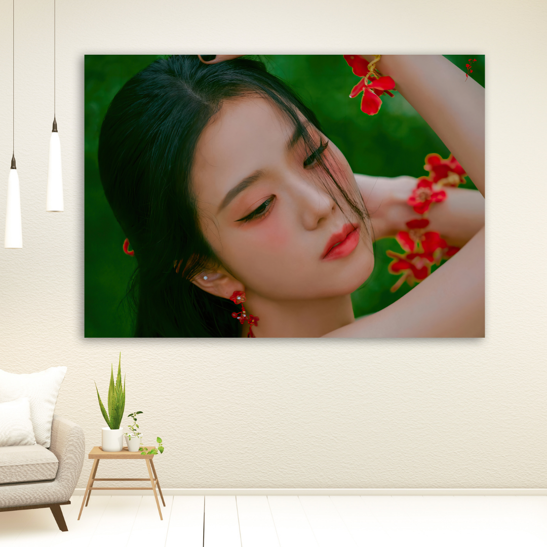 Kim Ji-Soo Flower (Blackpink) - Poster - Respite Paradise