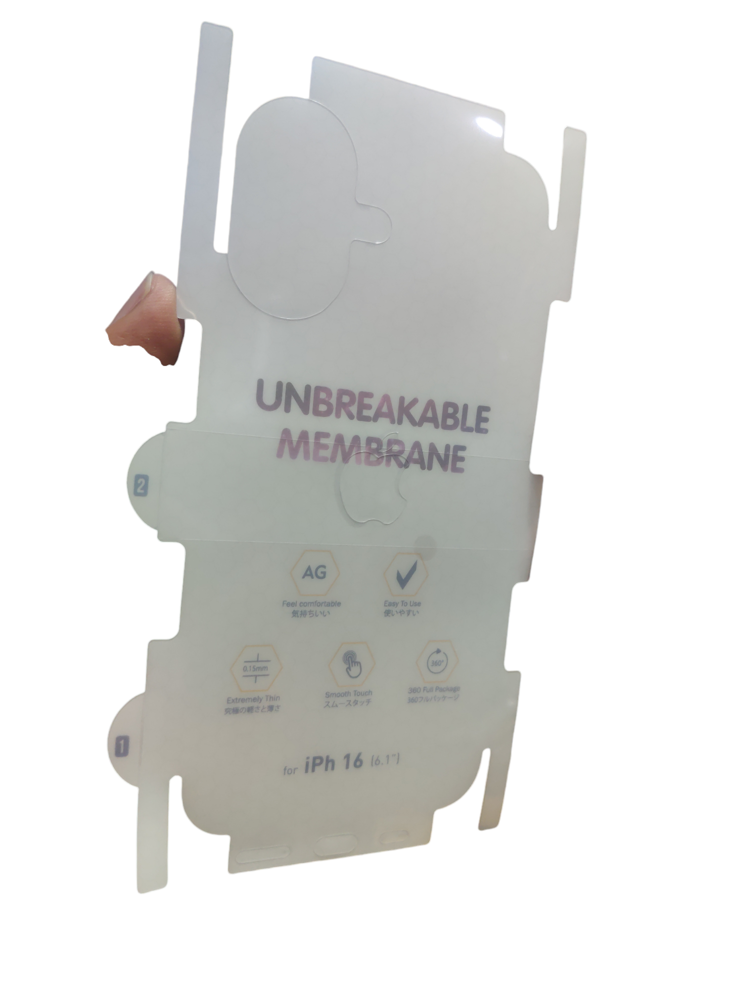 Matt Finish Back Membrane Protector for Mobiles
