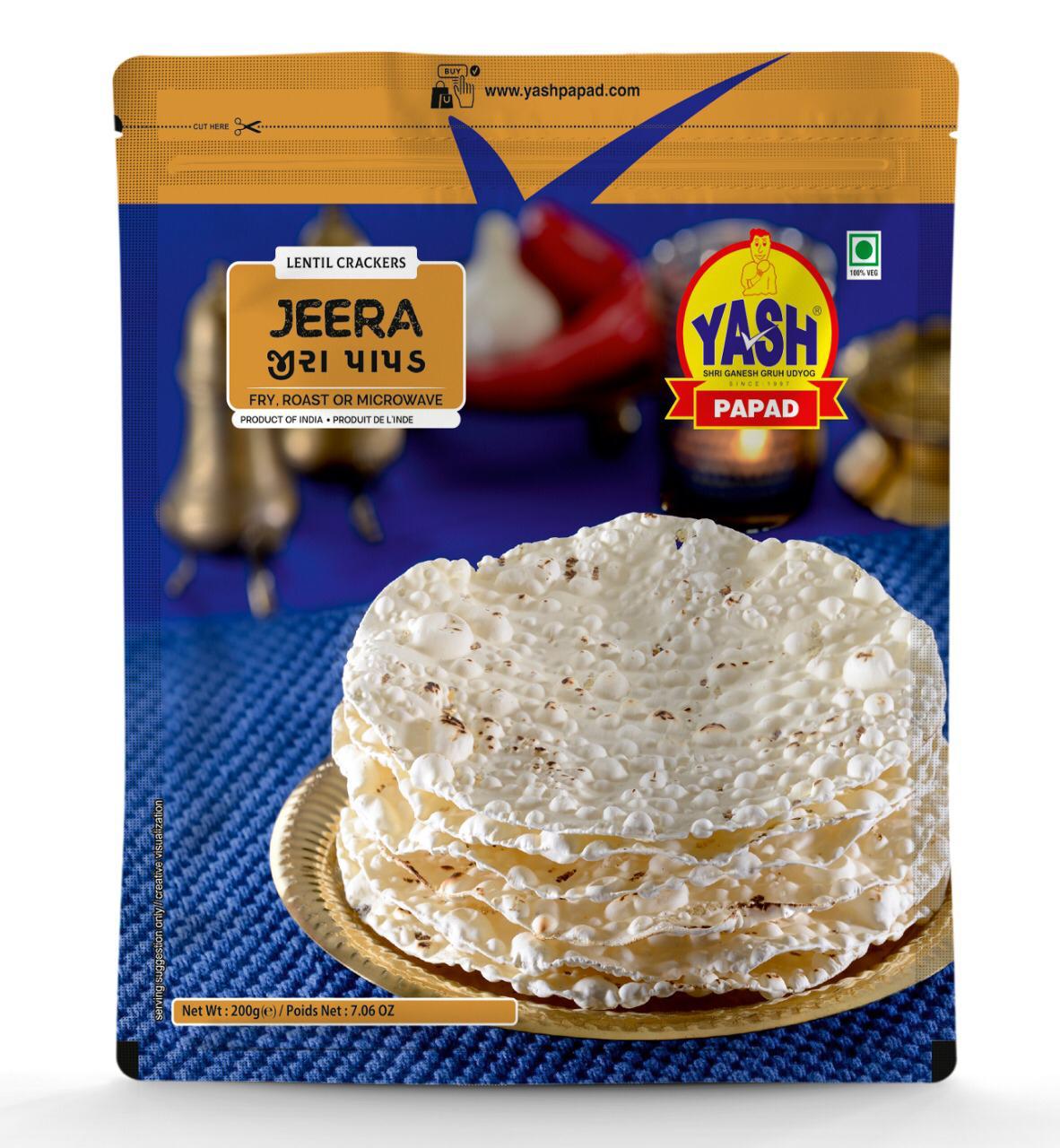 Jeera Papad | Authentic Indian Snacks