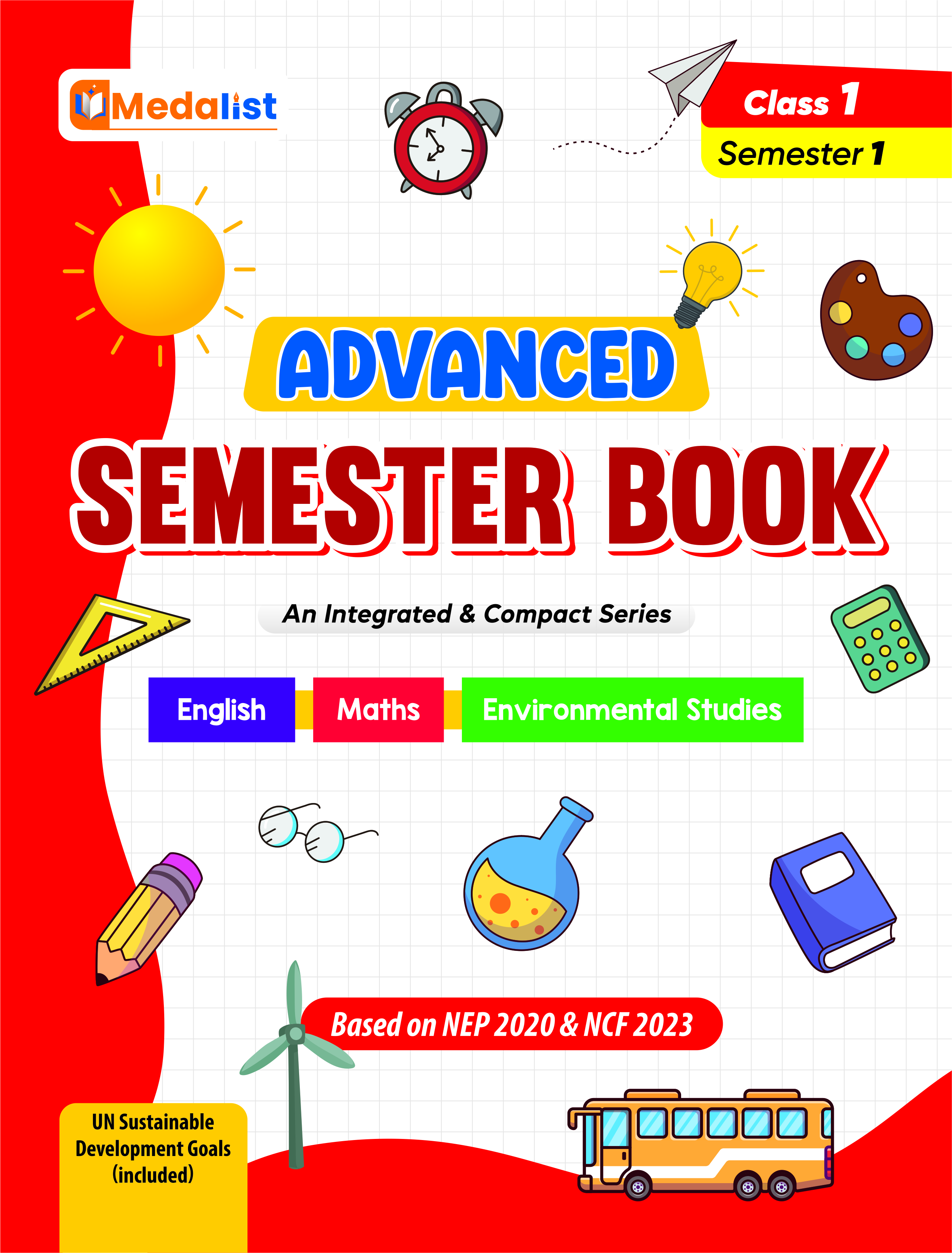 Advanced Semester Book - 1 (2 Books: Term 1 & Term 2) - The Ultimate ...
