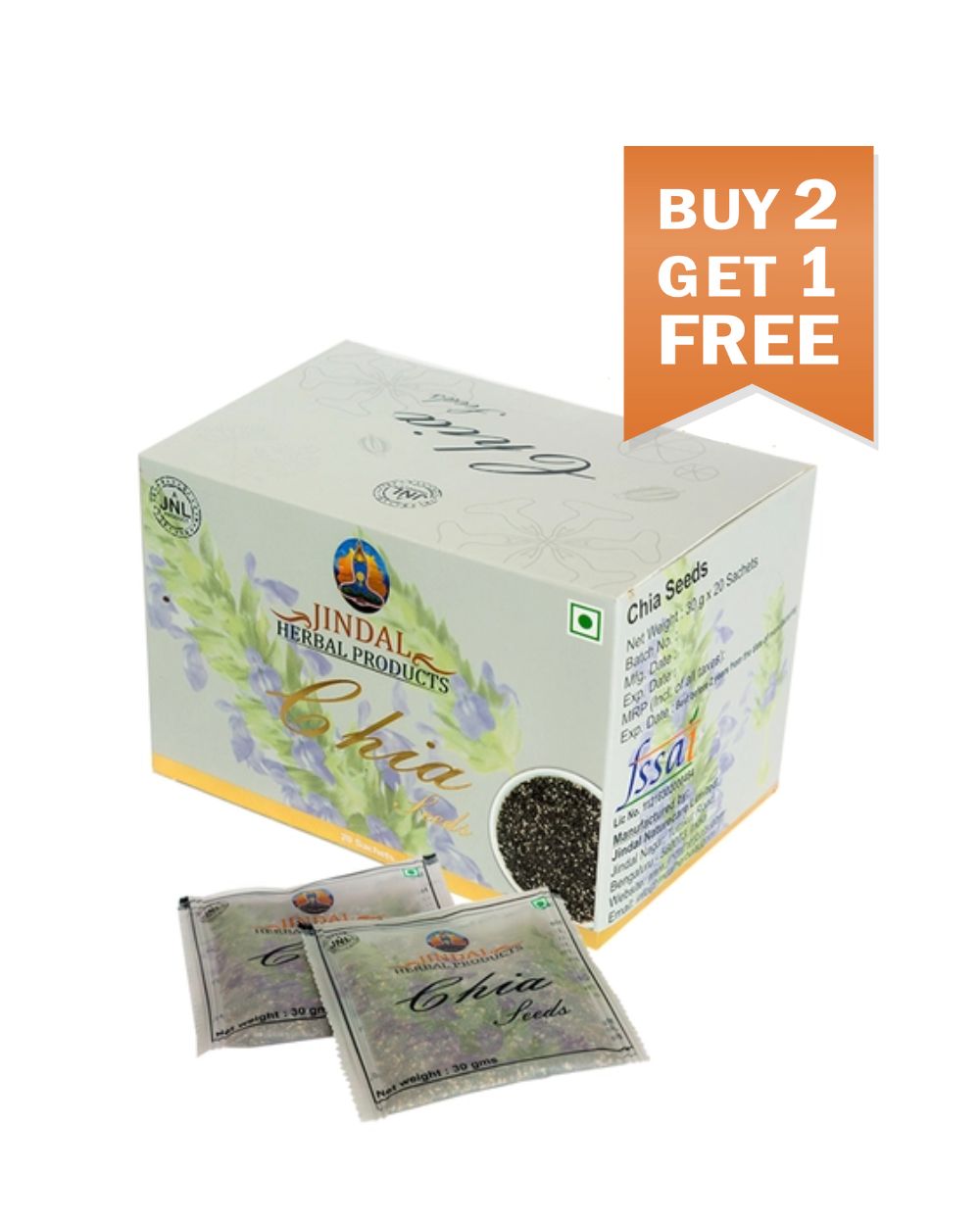 Buy Chia Seeds - 30g X 20 | Buy 2 Get 1 Free