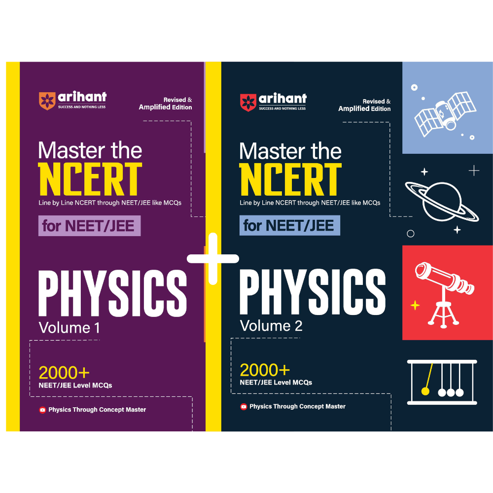 Master the NCERT for NEET & JEE Physics Vol 1 & 2