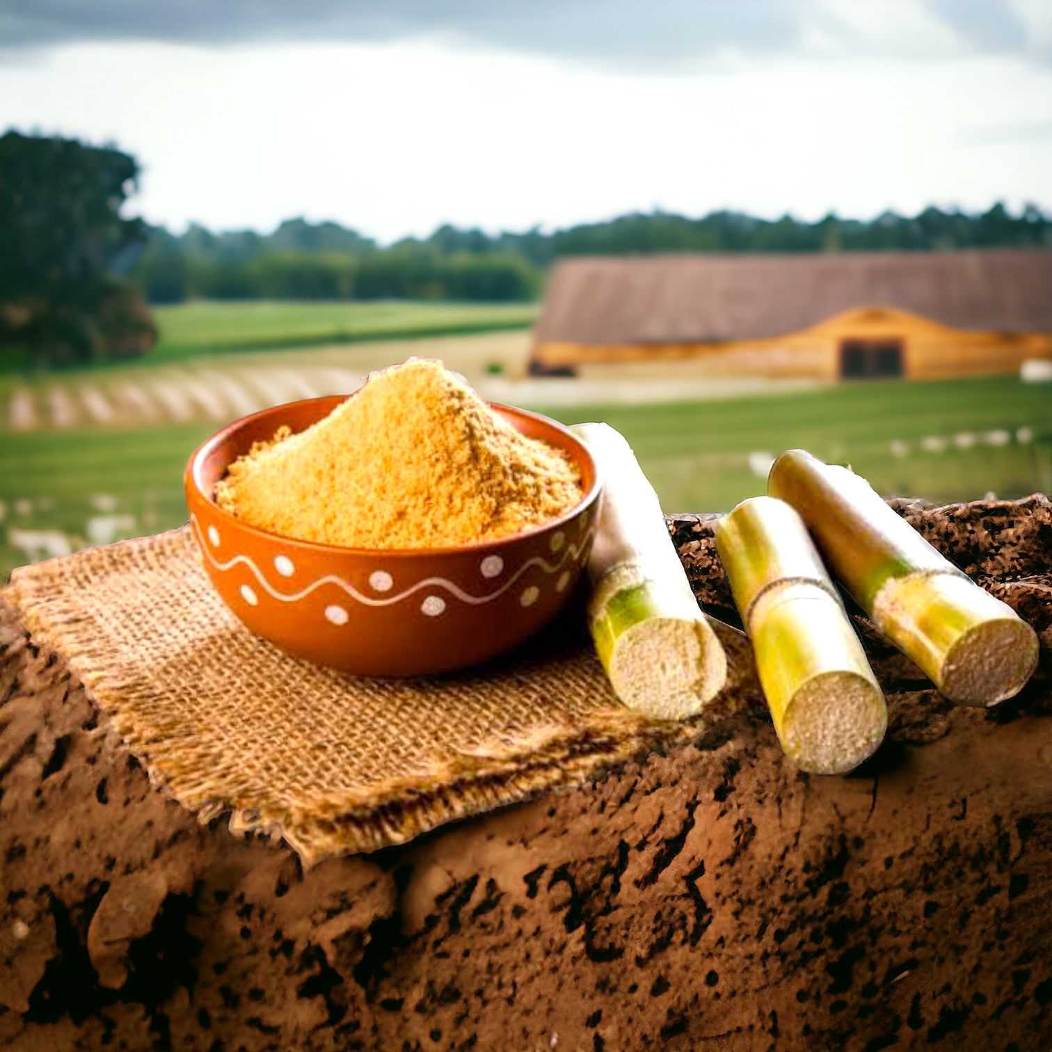 JAGGERY POWDER | गुड़ पाउडर (1200gm) - Kisan Sarathi Organic