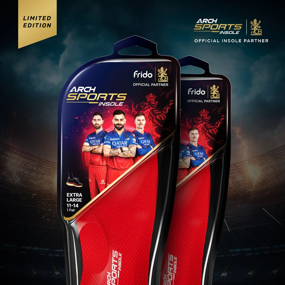 Frido Arch Sports Insole - Warrior Sports (India)