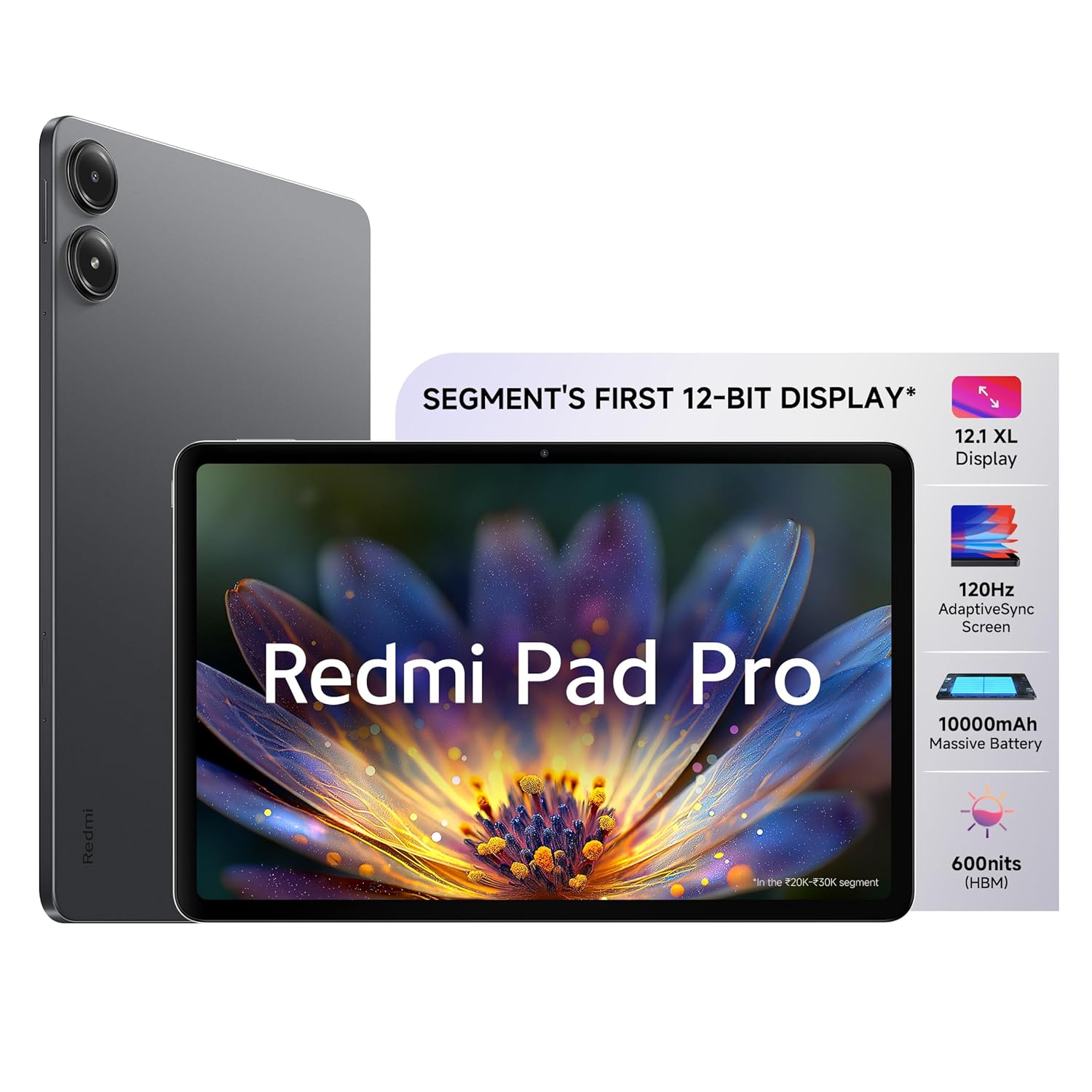 Redmi Pad Pro 12.1 Tablet - Snapdragon 7s Gen 2, 6GB, 128GB