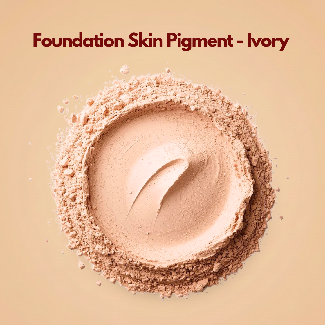 Foundation Skin Pigment Ivory for Cosmetics