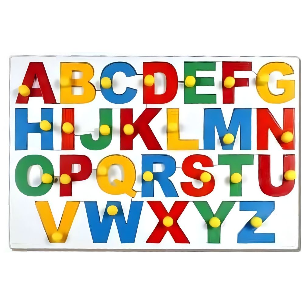 Jumbo Alphabets (Abc) Uppercase With Knob - Chotan.in (A Product of ...