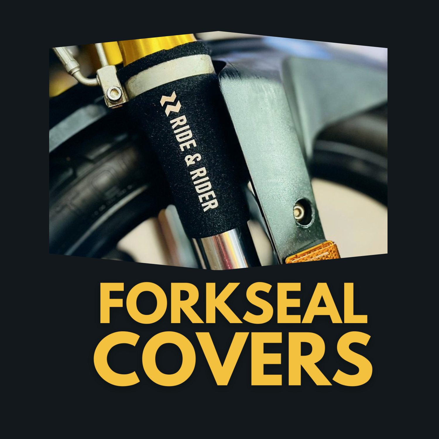 Premium Fork Seal Cover for Motorcycles | Ride and Rider