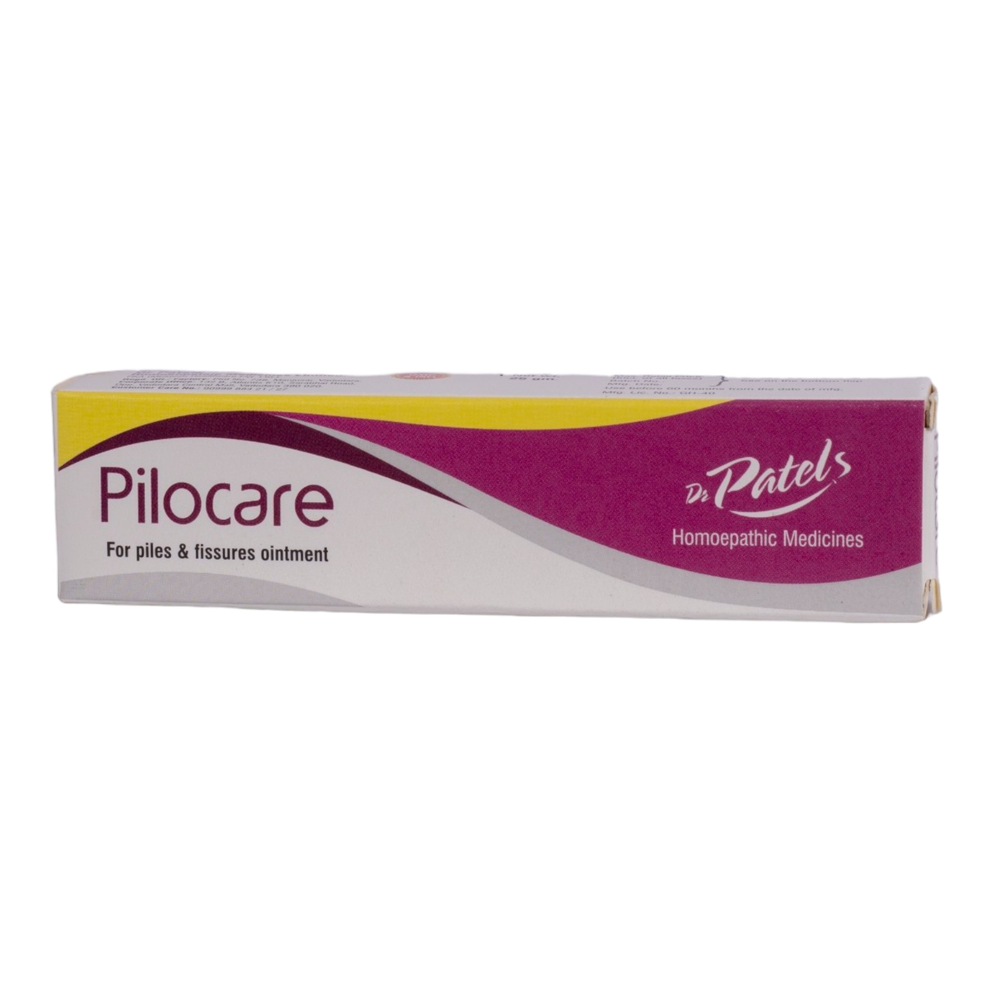 PILOCARE OINTMENT- For Piles & Fissures - Dr.Patels Homeopathic Medicines
