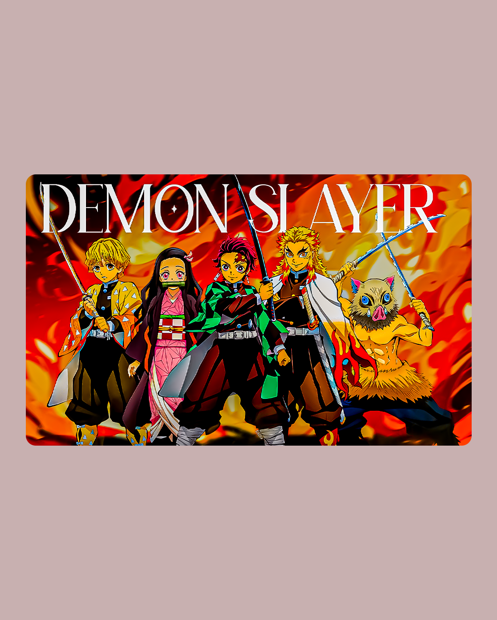 Demon Slayer Illustration Mini Poster - Unique Art