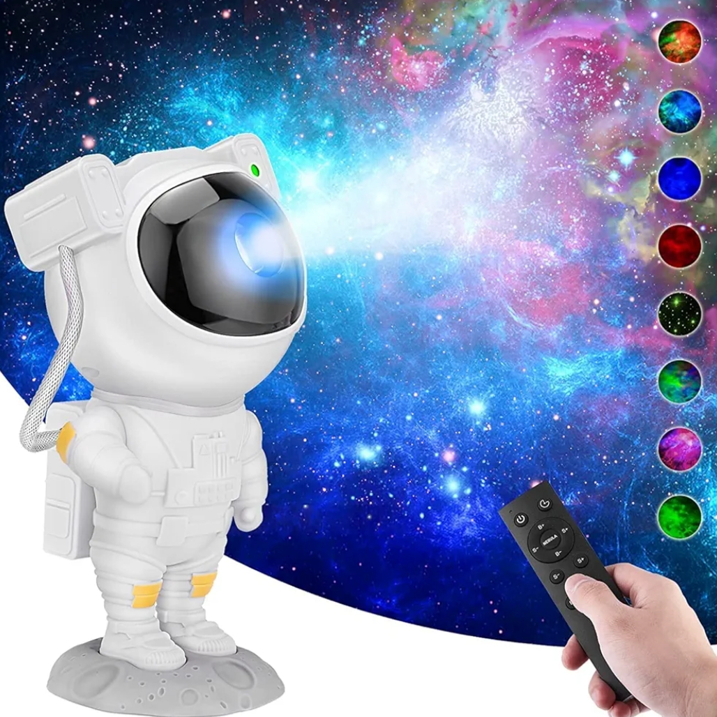 Galaxy Projector – Astronaut Night Light with Nebula Effects - Gadgets ...