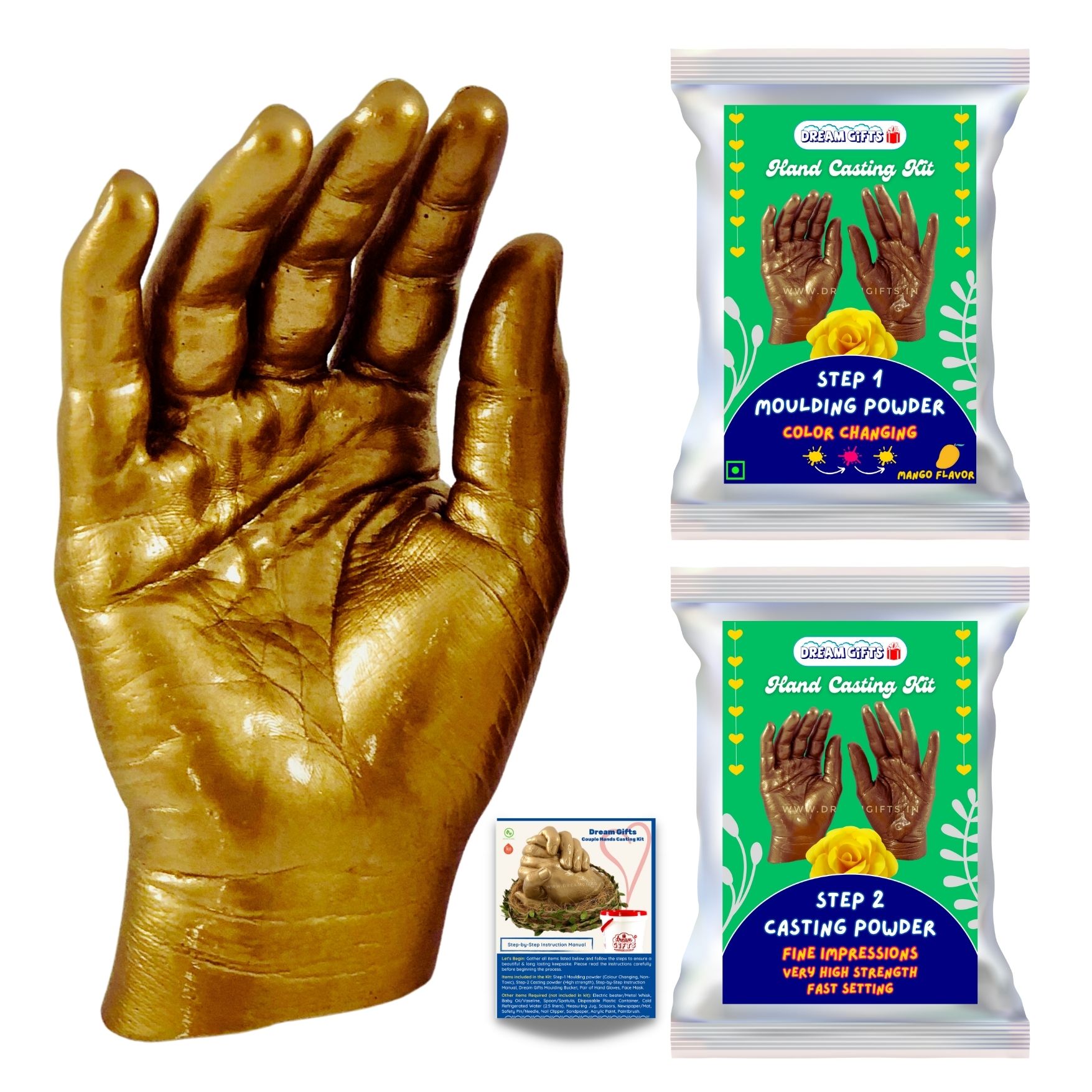 Adult 1 Hand 3D Casting Kit - Dream Gifts