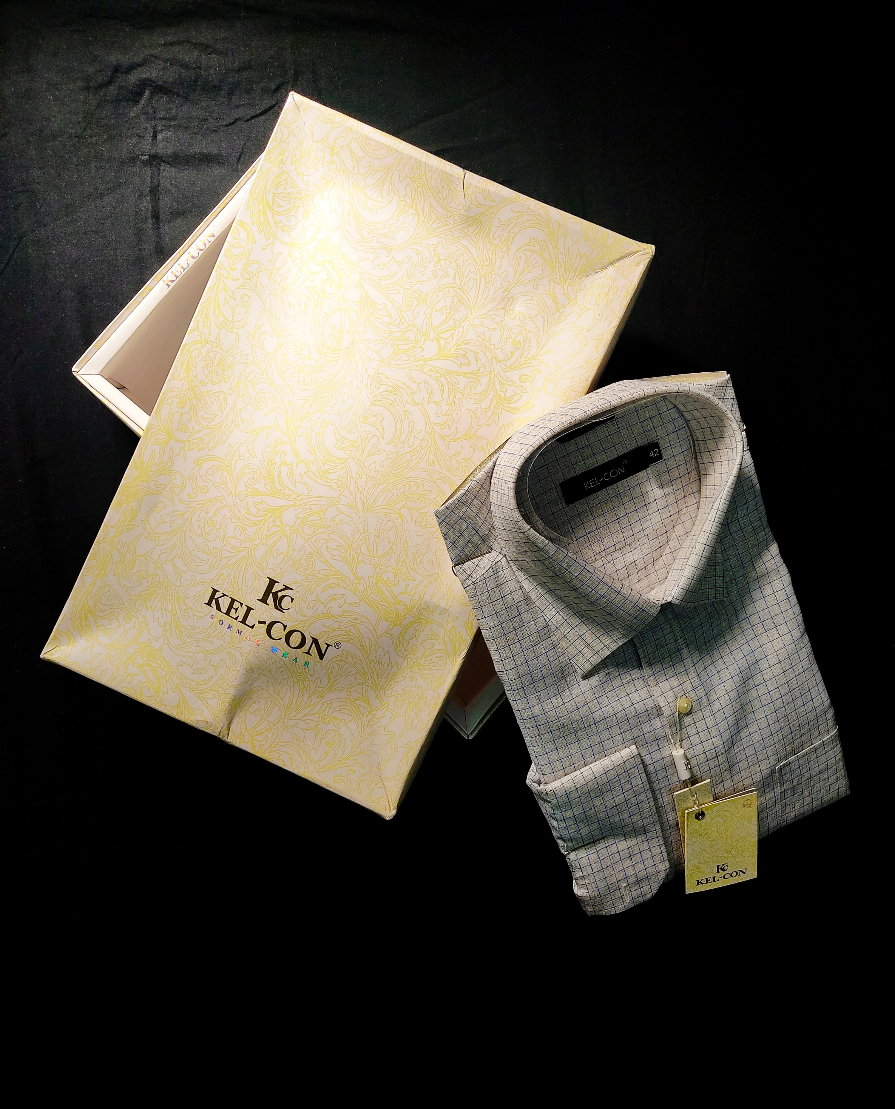 Lenin Check Shirt in Blue - Classic & Comfortable