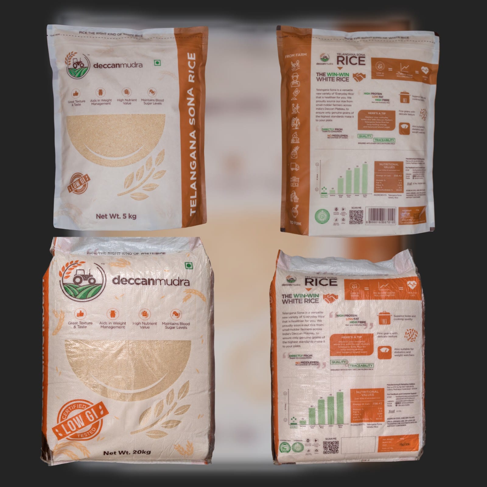 Deccan Mudra Low Gi Rice for Healthy Living | Buy Now