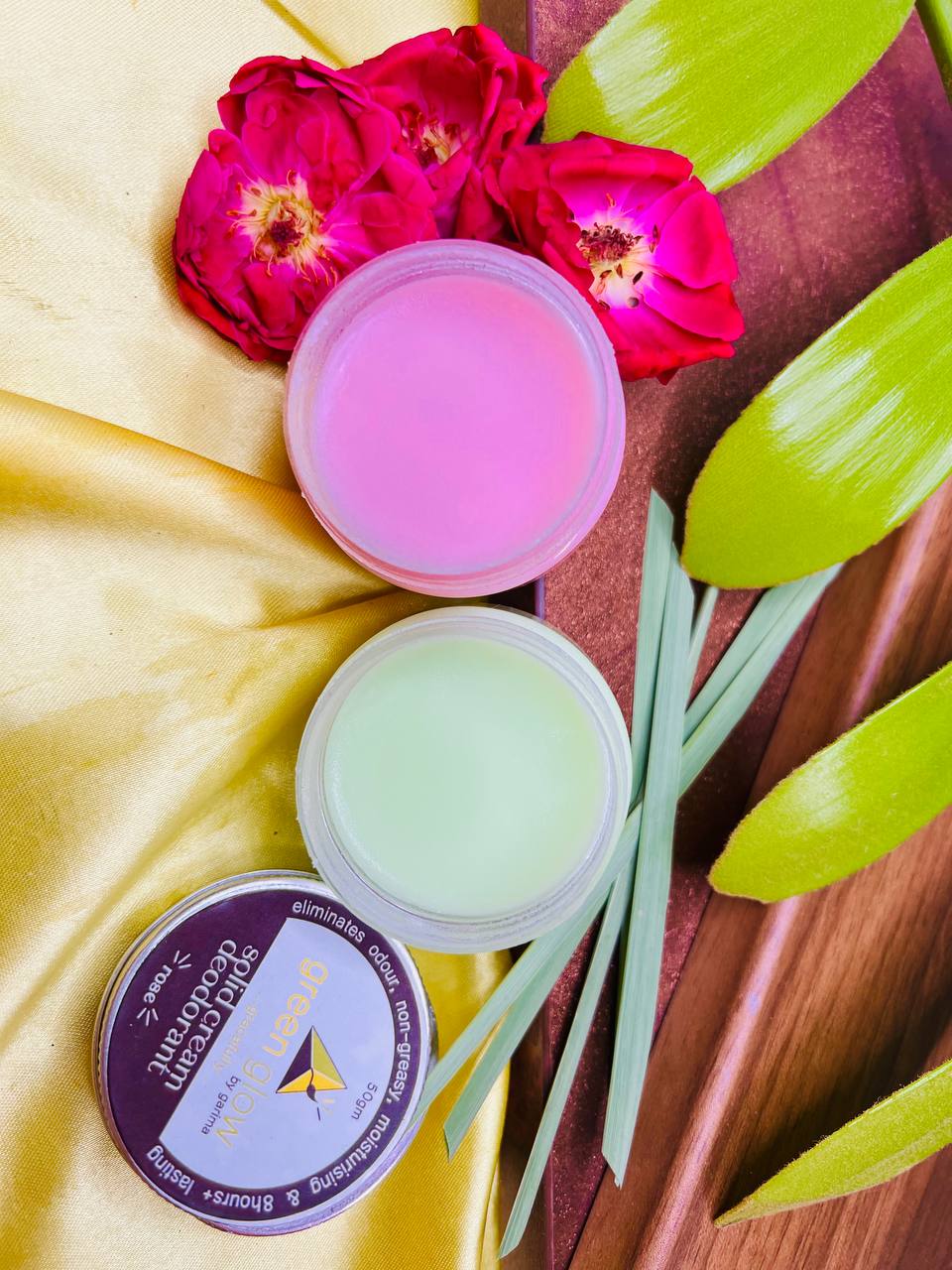 SOLID DEODRANT (Rose) - Green Glow by Garima