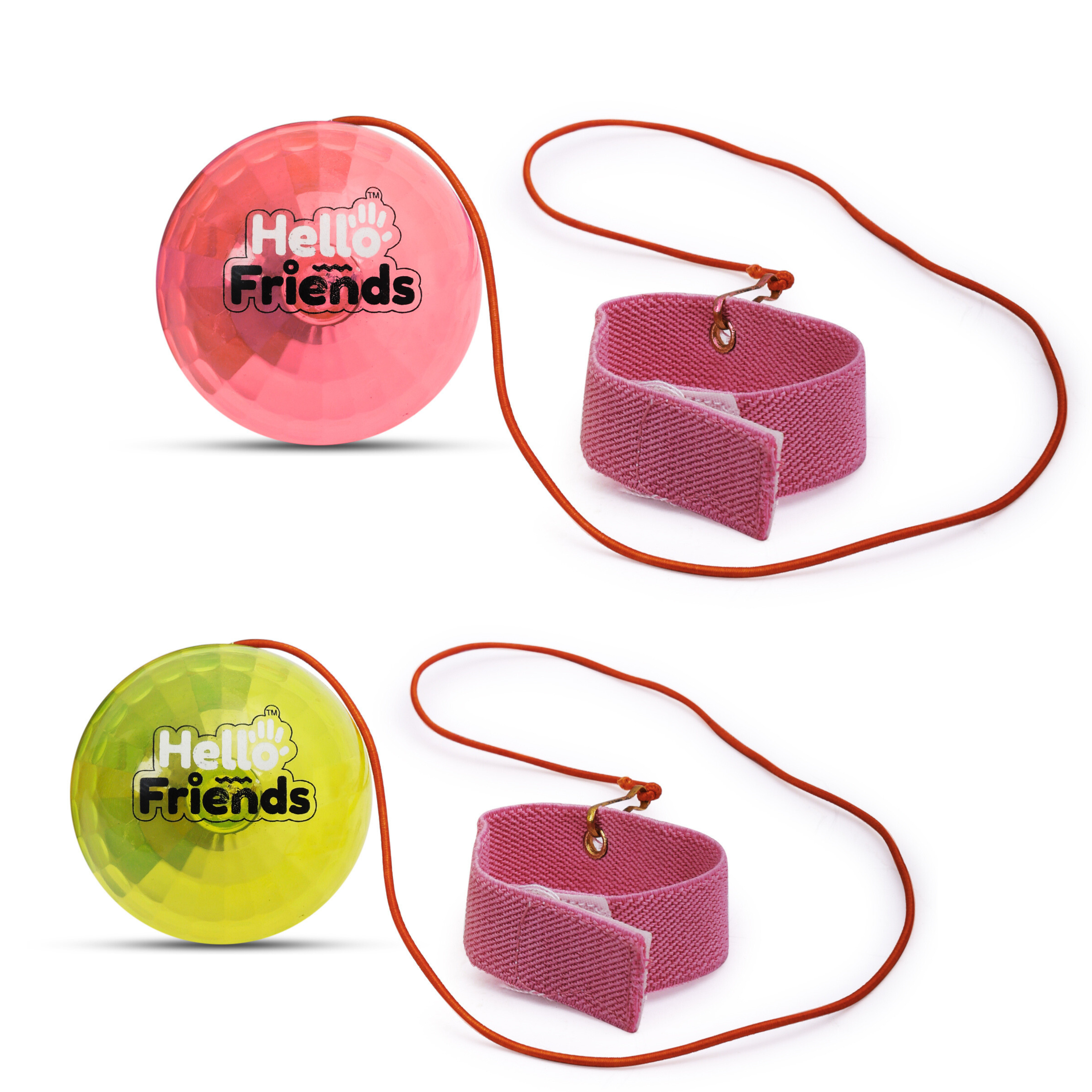 Hello Friends Yo Yo Led Bouncing Return Ball