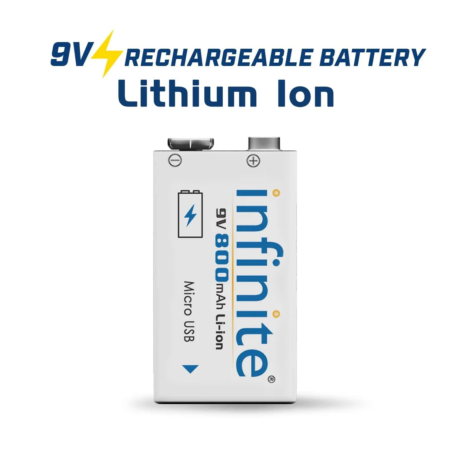 Envie Infinite 9V 800Mah Ni-Mh Rechargeable Battery