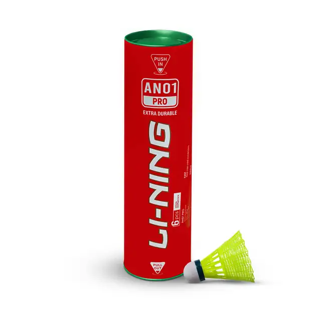Li-Ning AN01 Pro Nylon Badminton Shuttle (Green Cap) - Warrior Sports ...