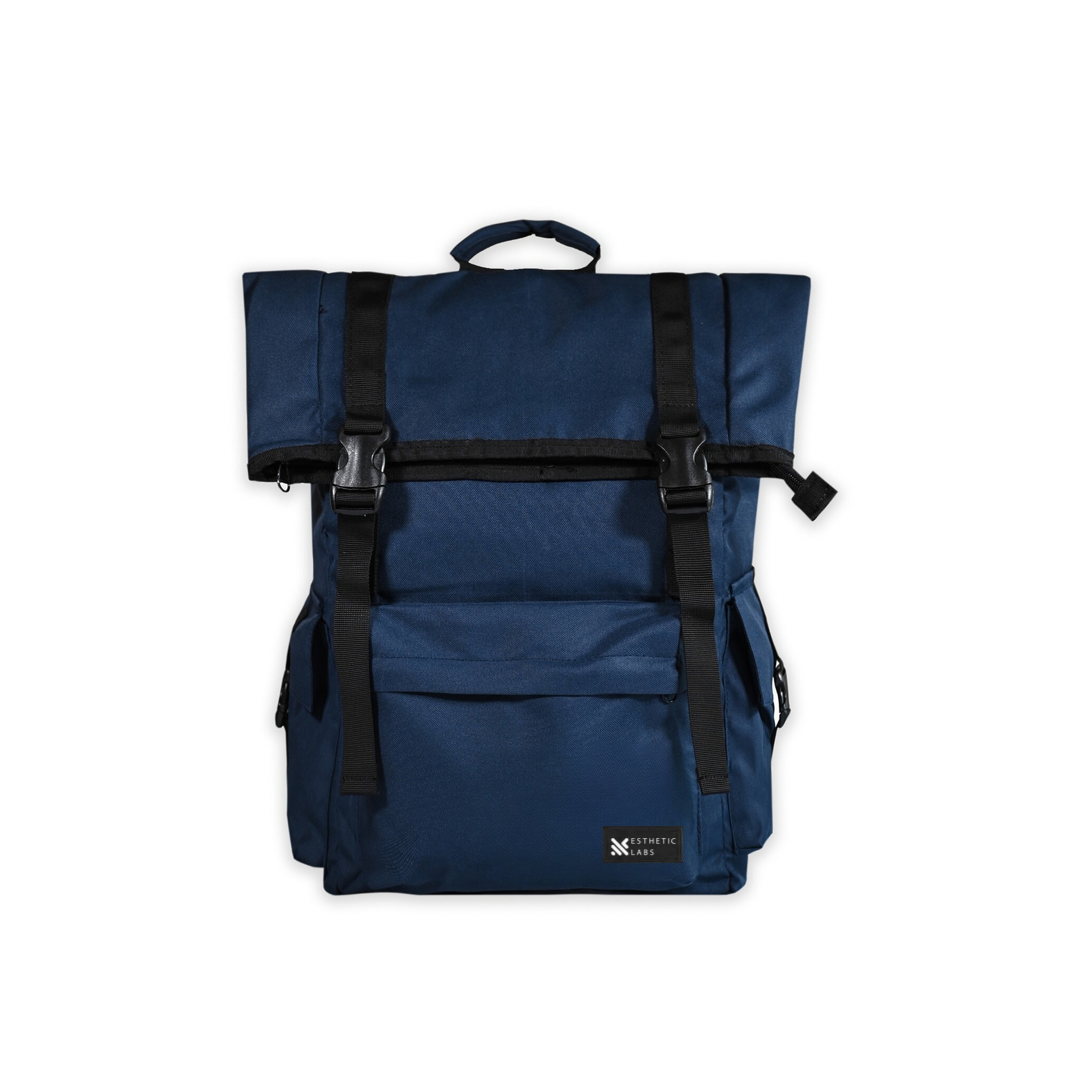 FOLD BACKPACK NAVY - Esthetic Labs