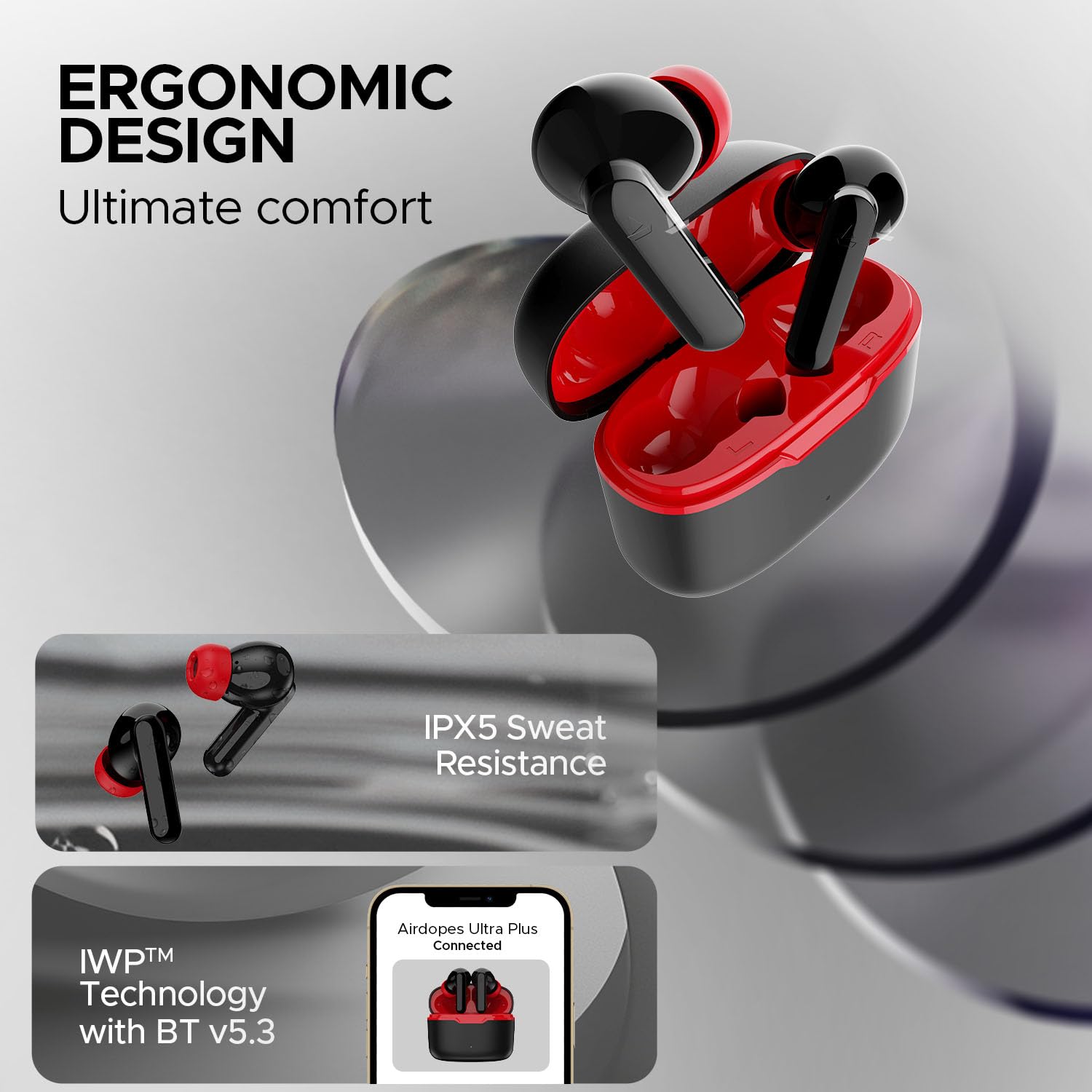 boAt Airdopes Ultra Plus TWS Earbuds - Unboxed